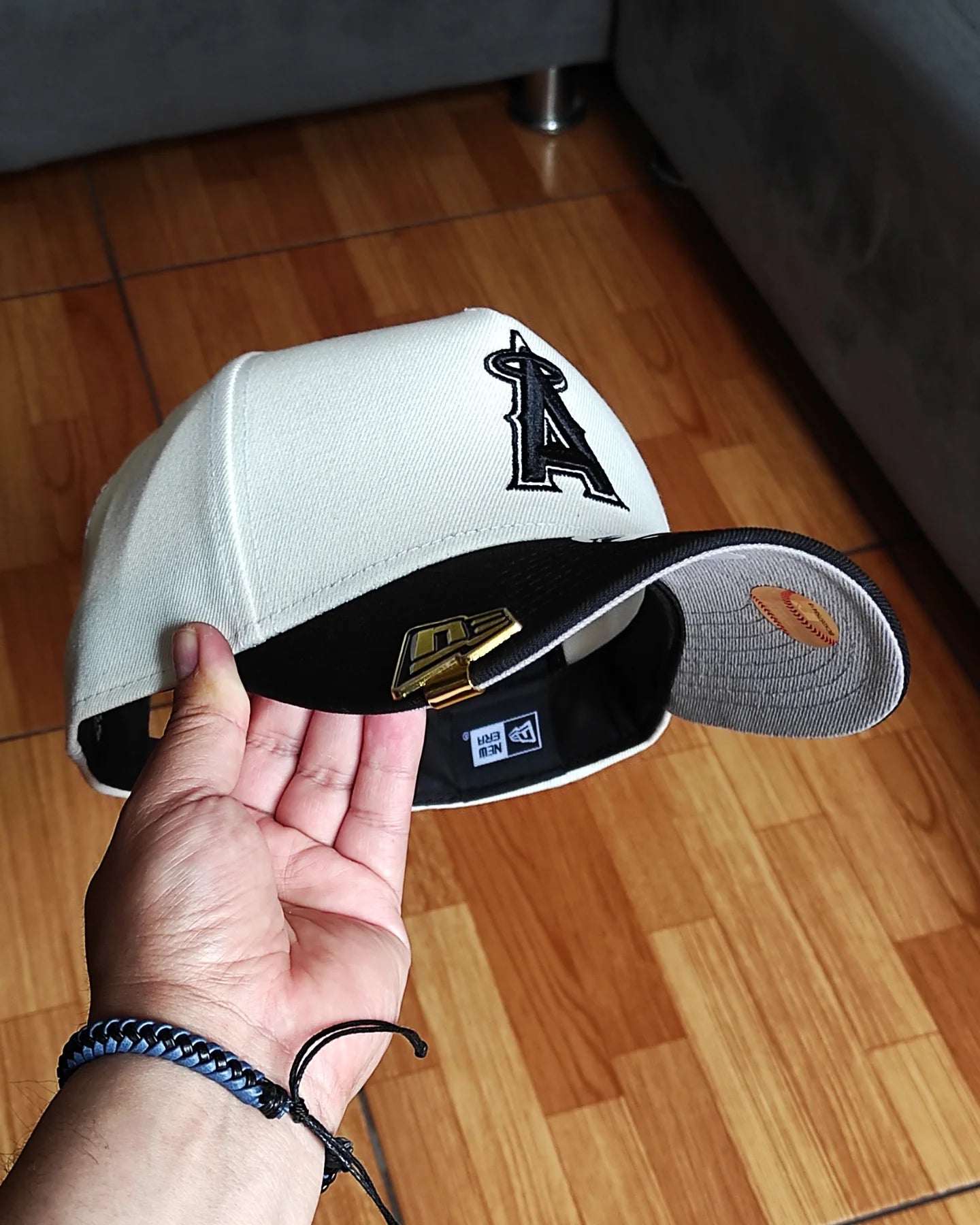 New Era Anaheim Angels Chrome Black 2 Tone 9Forty A-Frame Snapback ...