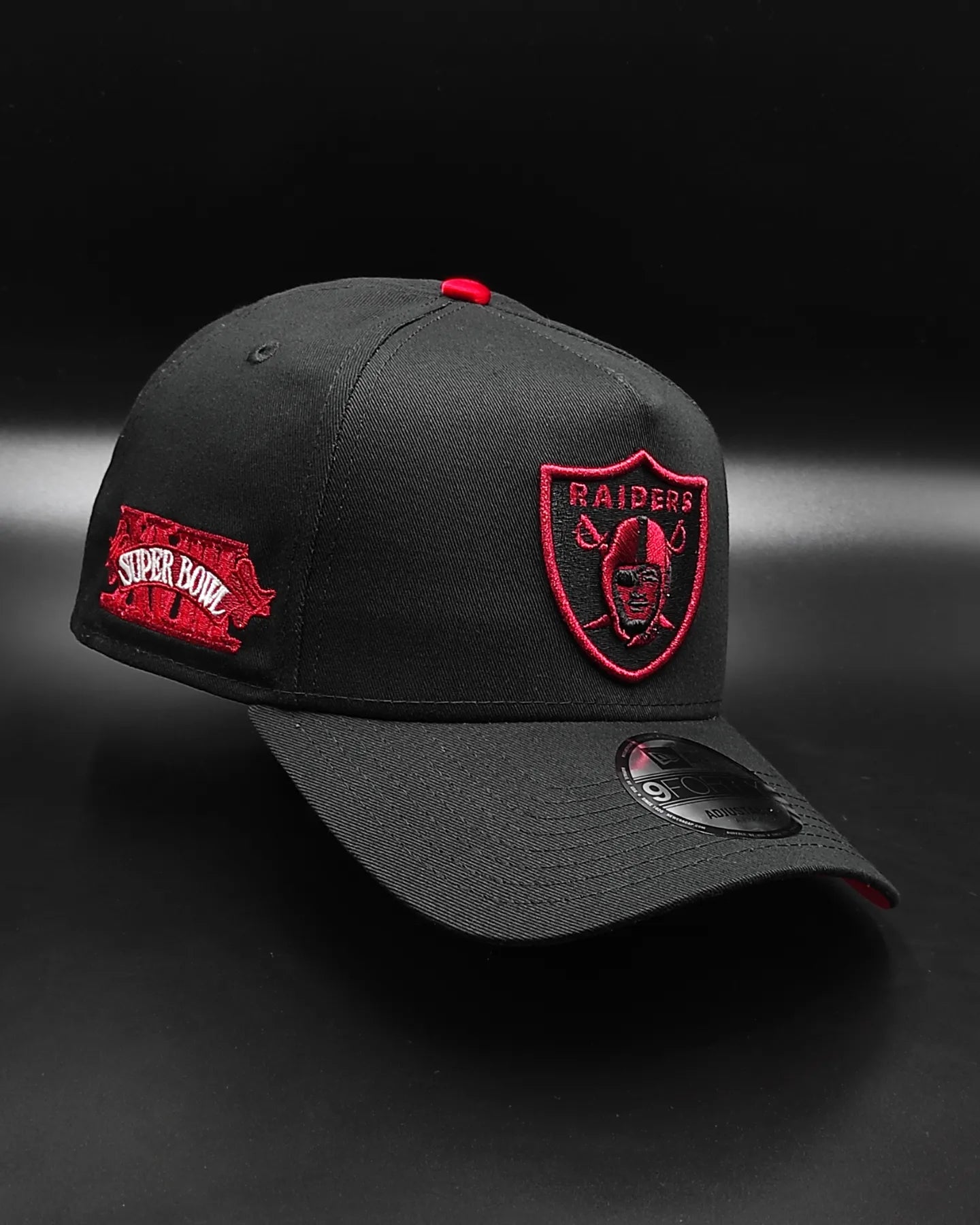 New Era Oakland Raiders 'Negro & Scarlet' 9FORTY A-Frame Snapback ...