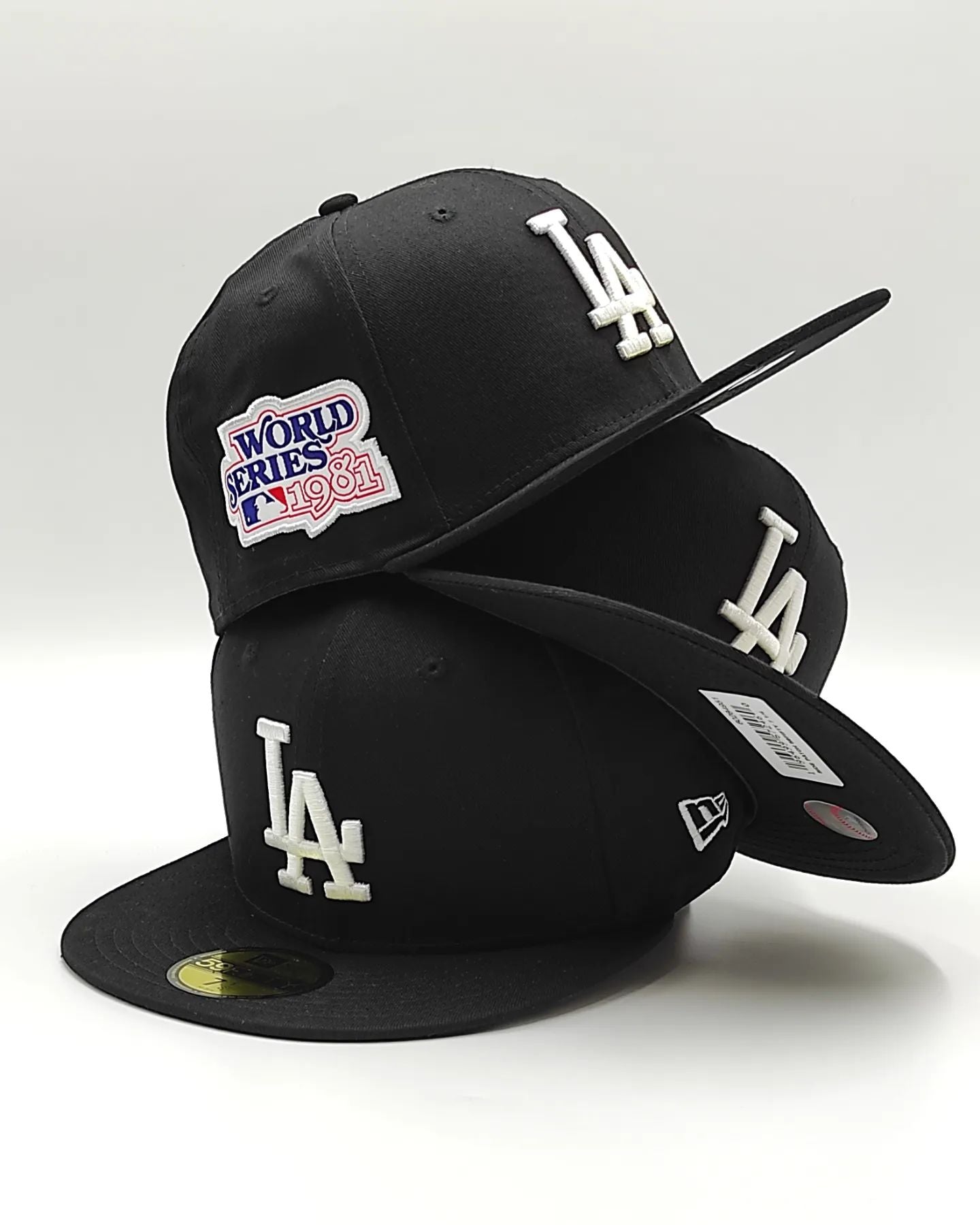 New Era Los Angeles Dodgers side patch 59fifty world series – dabullstore